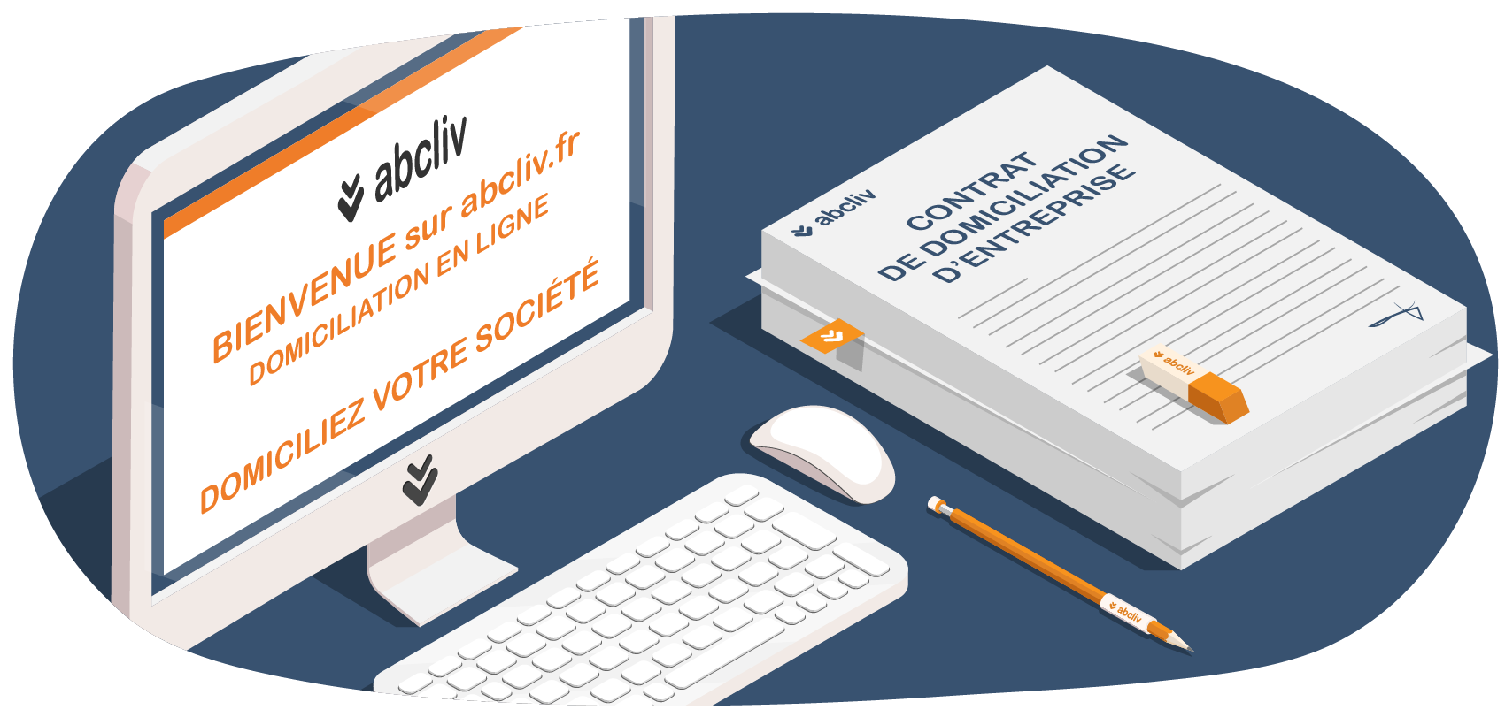 Domiciliation d'entreprise en ligne : Guide pour se domicilier - ABC Liv